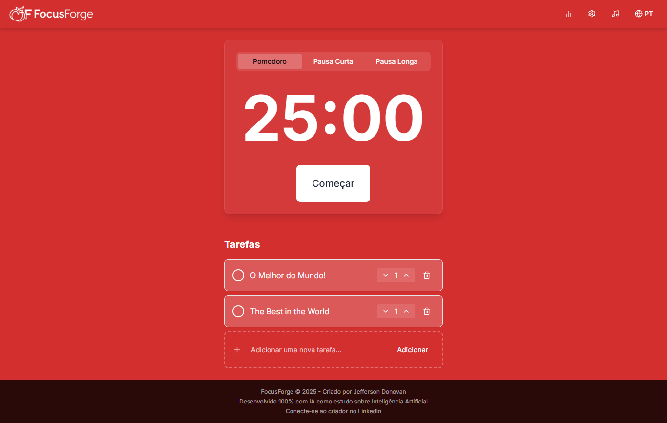 Pomodoro | Método FocusForge para maximizar sua Produtividade